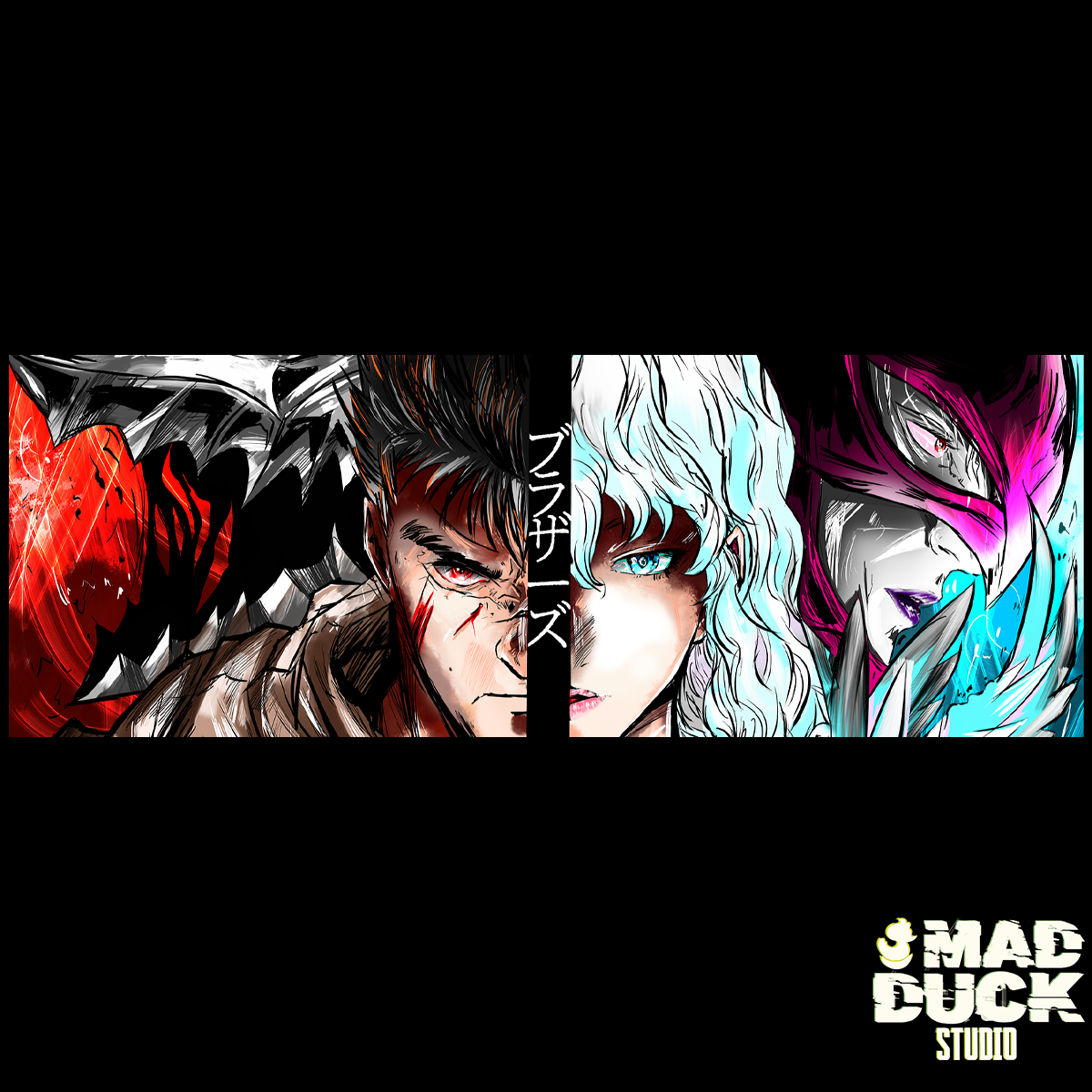 Berserk - Griffith X Guts | Mad Duck Studio